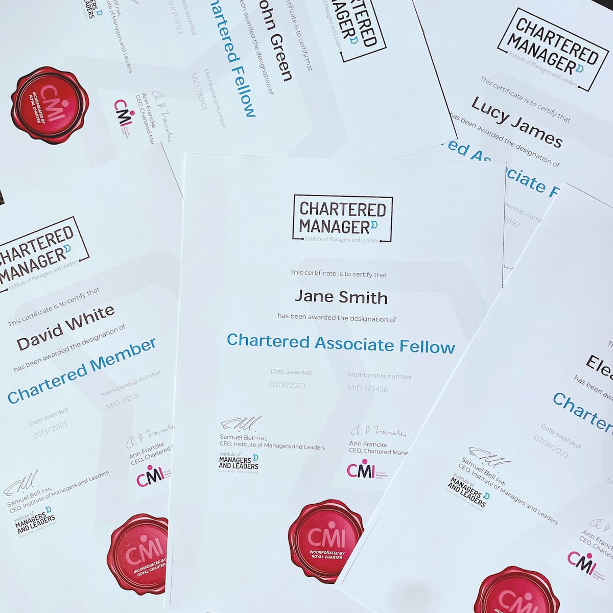 Globally Recognised Chartered Manager Accreditation